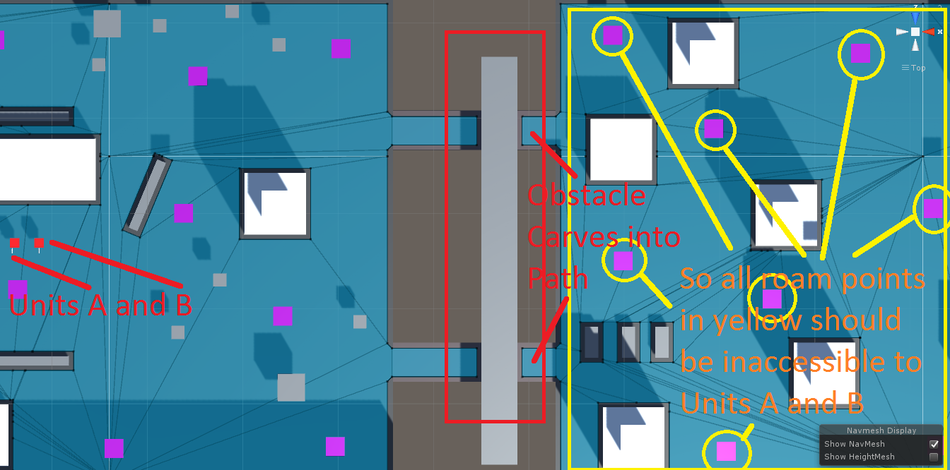 Check if NavMeshObstacle blocks path - Questions & Answers - Unity Discussions