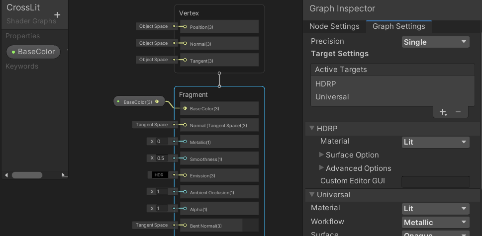 Cross Pipeline Shadergraph Hdrpurp Breaks Srp Batcher Unity Engine Unity Discussions