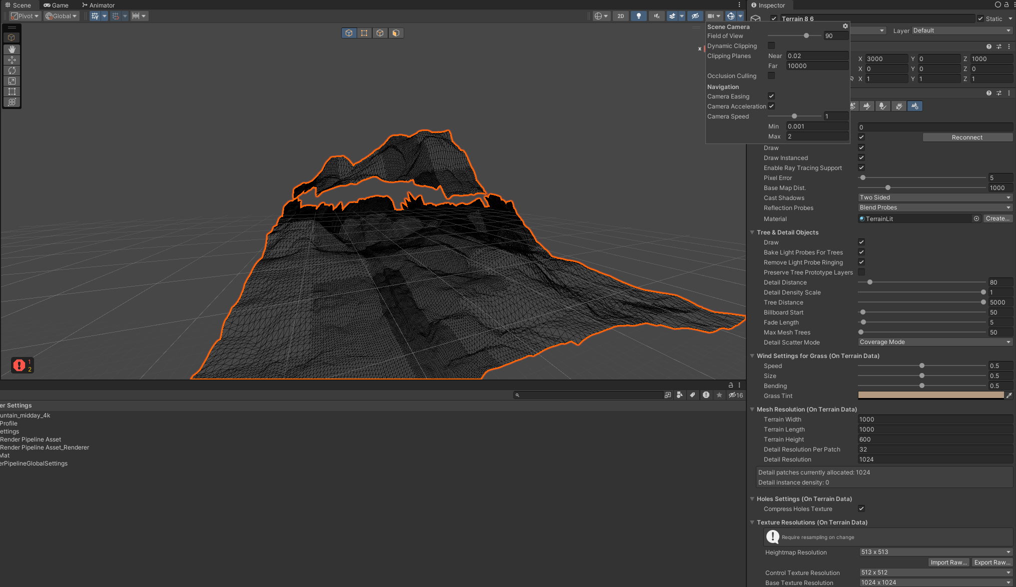 Patches of terrain stop rendering based on view angle. - Unity Engine - Unity Discussions