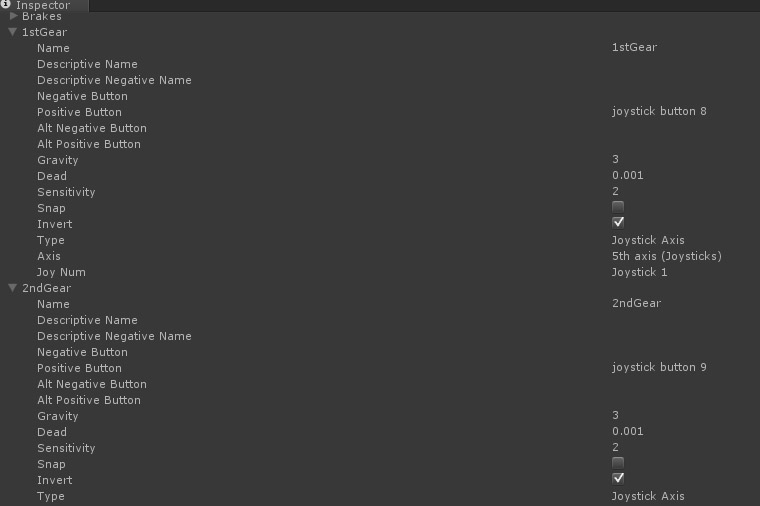 Trouble with input manager with Joysticks (logitech g27) - Questions & Answers - Unity Discussions