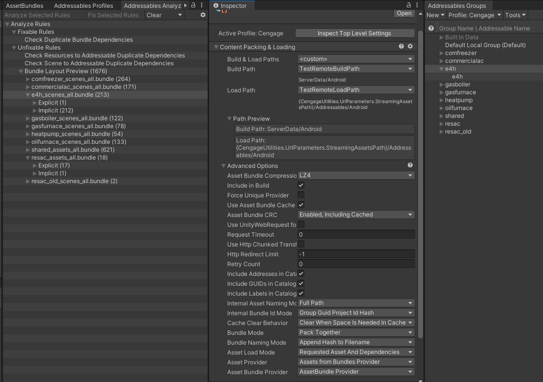 Is there a way to remove the appended words from Addressable Bundle names? - Unity Engine ...
