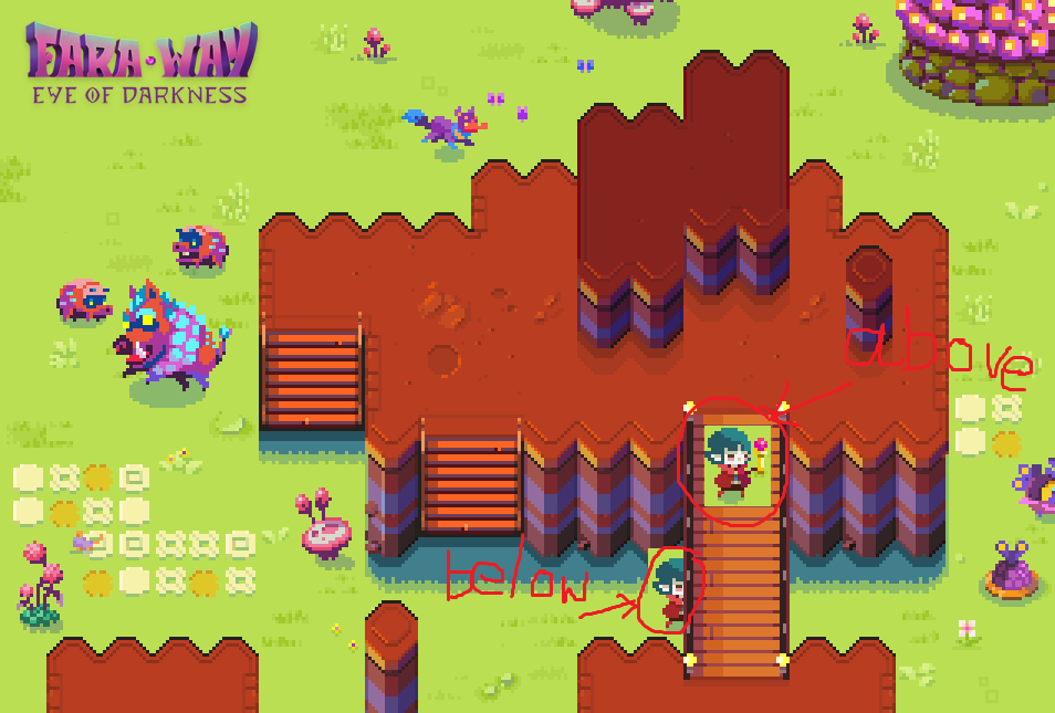 2D Pixel Top Down - Above and Below Bridge? - Unity Engine - Unity ...