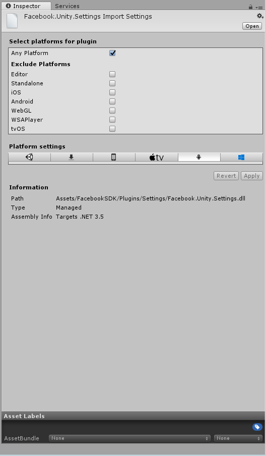 Getting an error message when clicking on Edit Settings for FacebookSDK - Questions & Answers ...
