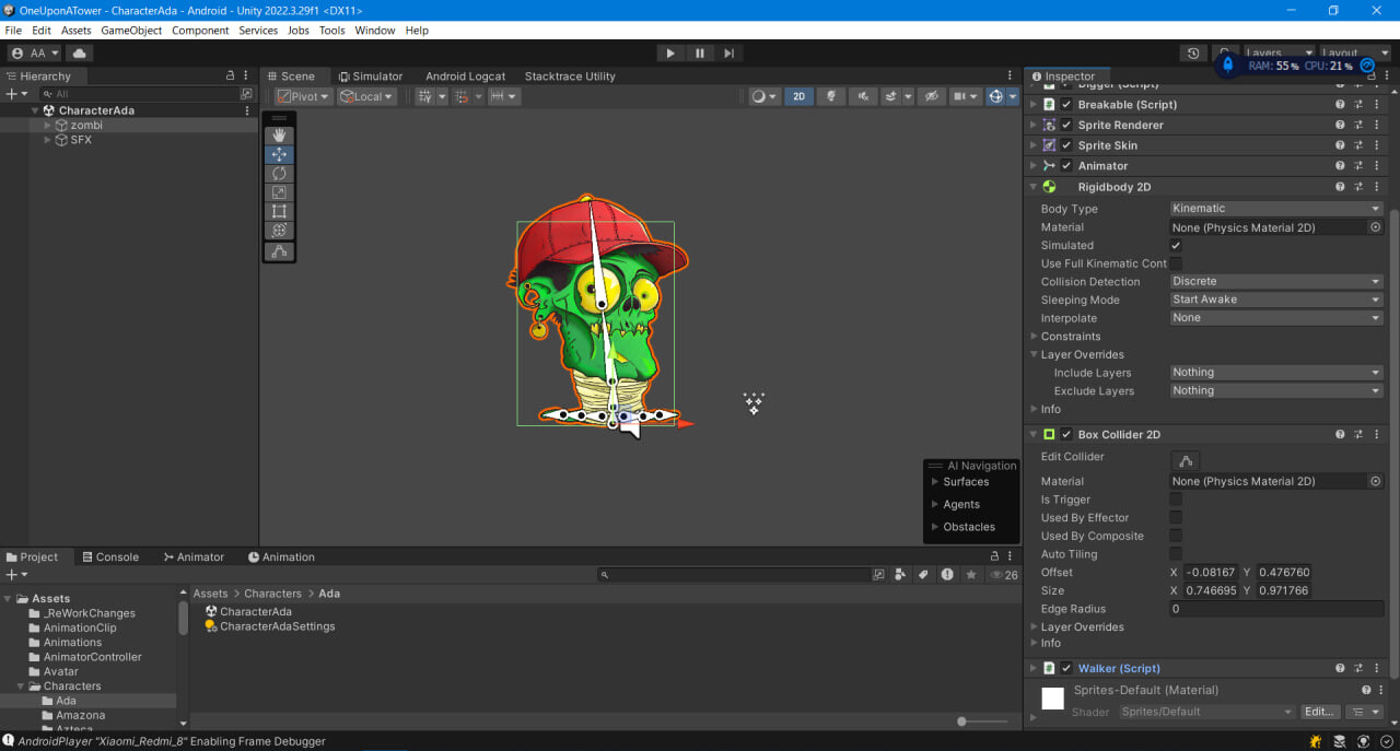 Null pointer dereference Physics2DSettings::GetLayerCollisionMask - Questions & Answers - Unity ...