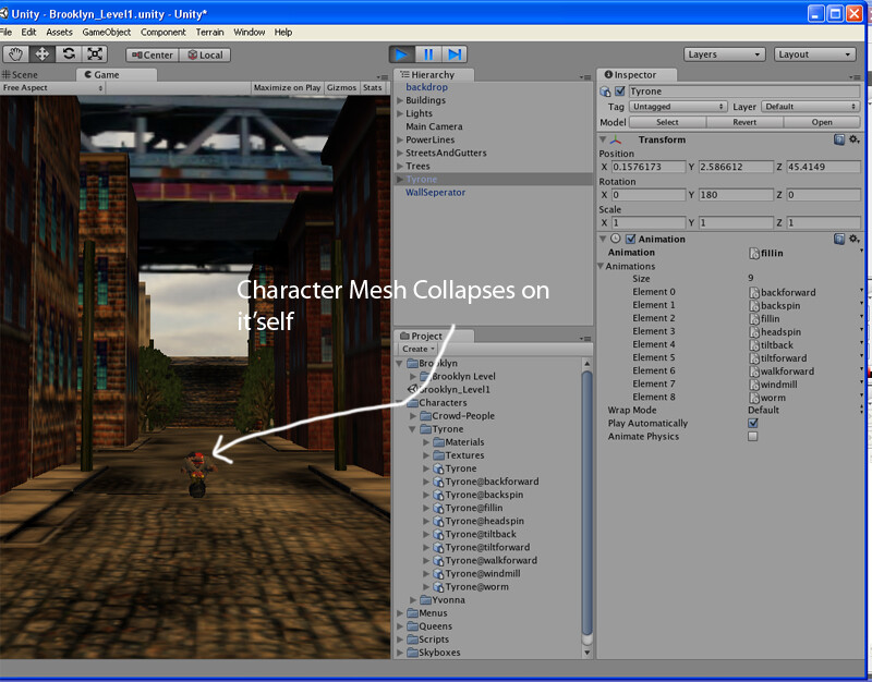 Meshes Collapsing on themeslves - Unity Engine - Unity Discussions