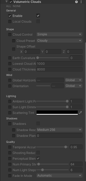 volumetric clouds not rendering - Questions & Answers - Unity Discussions volumetric clouds not rendering - Questions & Answers - Unity Discussions