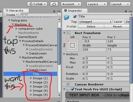 Access tapped object's child's child's child,Unity access tapped object ...