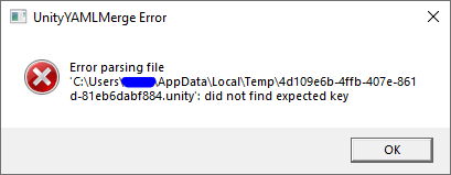Plastic SCM Merge - Unityyaml error - Unity Services - Unity Discussions