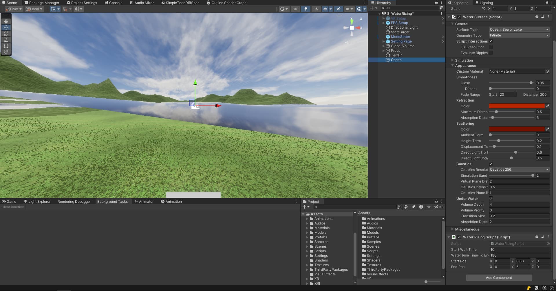 Water Line is not working in water system Unity 2022.3.7f1 HDRP ...