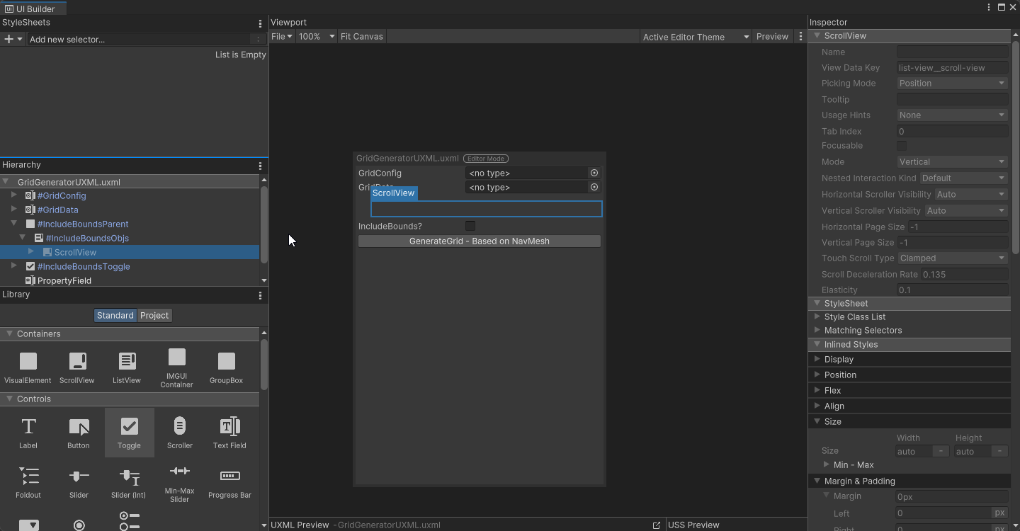 Error On Executing Nested Listview Button Unity Engine Unity Discussions
