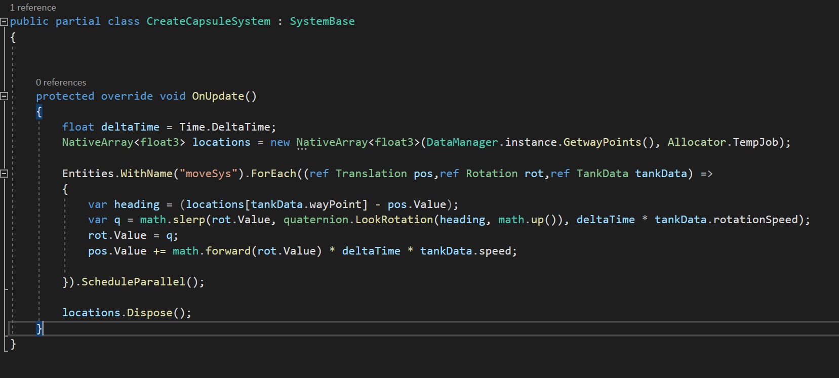 Problem with entities and jobs - Unity Engine - Unity Discussions