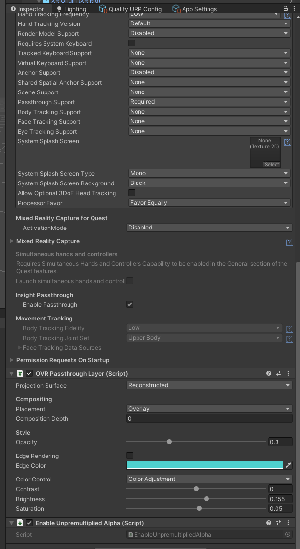 Possible To Make The Oculus Passthrough Api Work With The Openxr Plugin