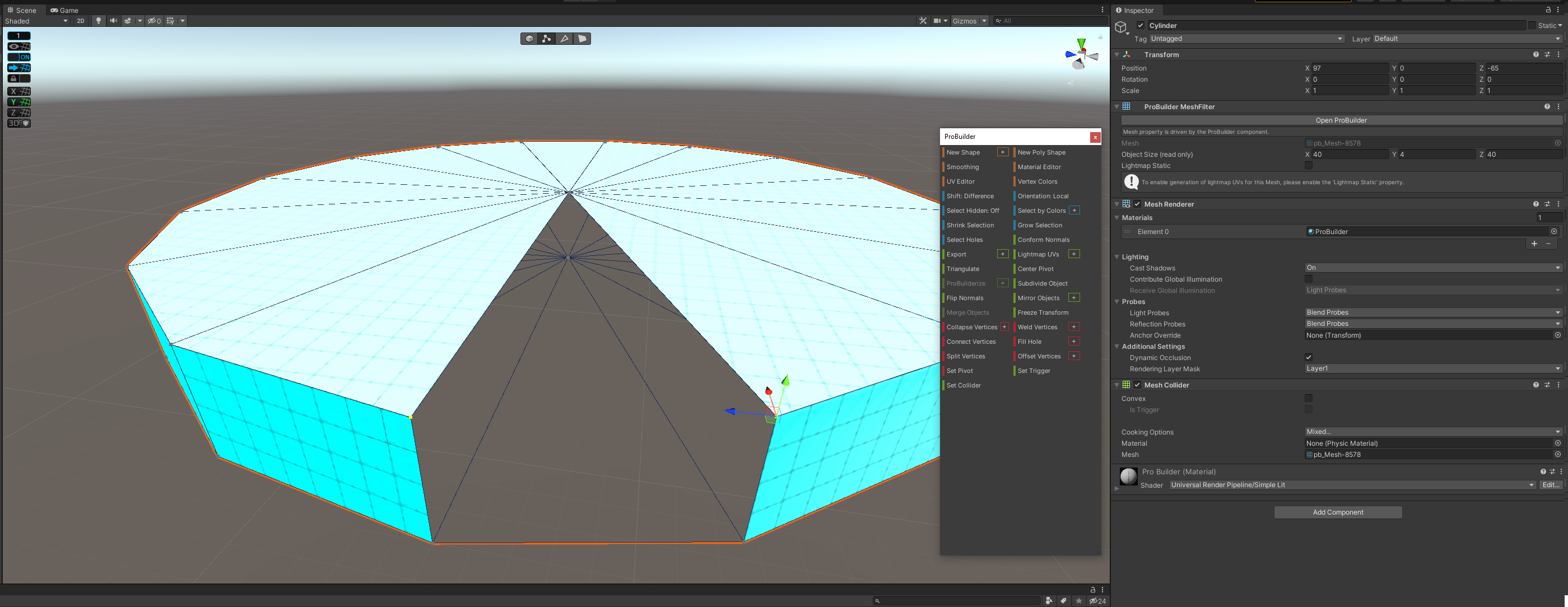 Cannot connect vertices in Probuilder - Unity Engine - Unity Discussions