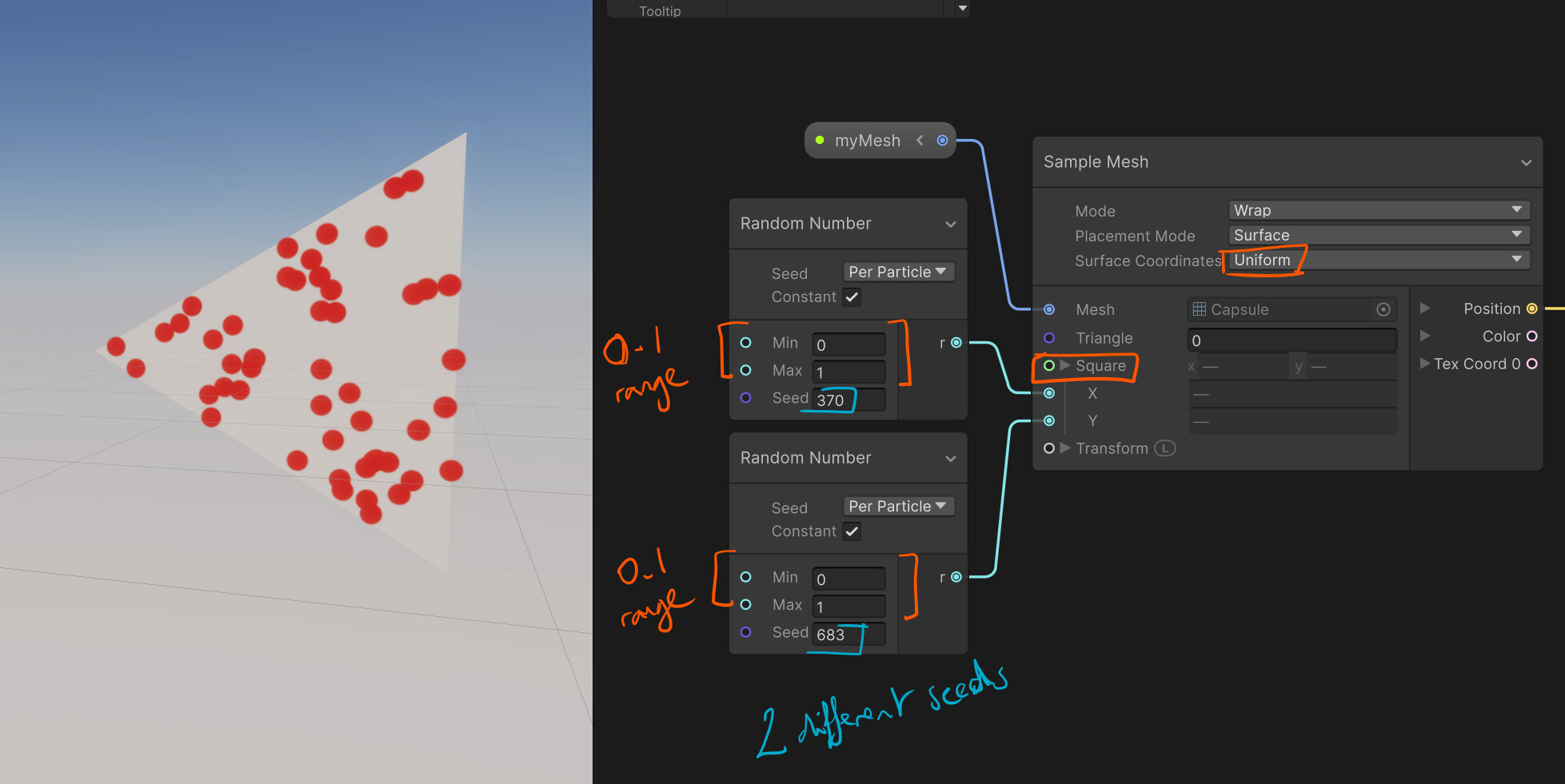 Emit Particles From Animated Rig Model with Color Sampled from the Texture - Unity Engine ...