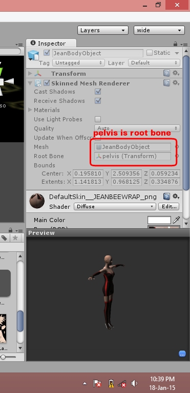 Pelvis wrongly assigned as root bone (Mecanim, humanoid) - Questions ...