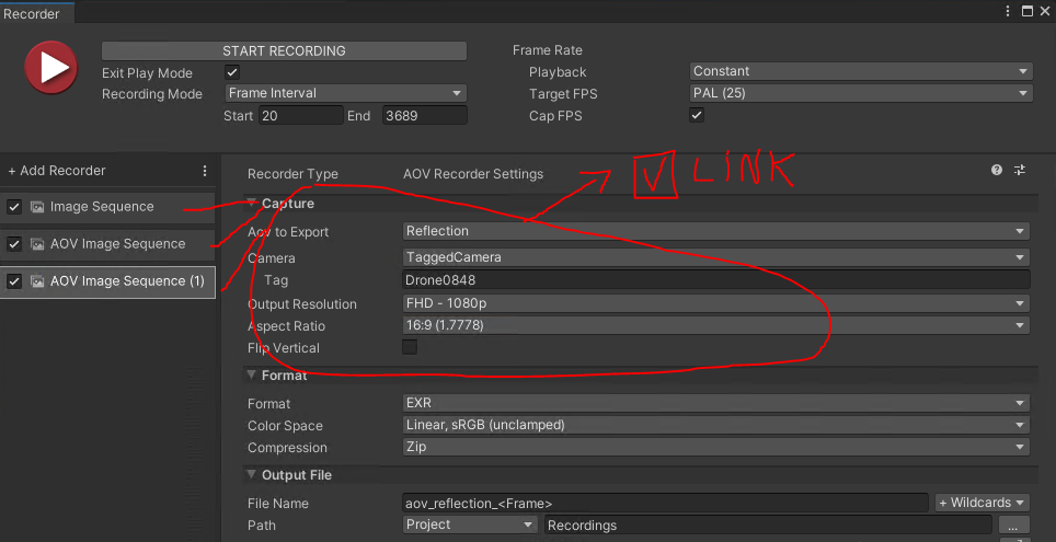 Recorder - Feature Request - Link capture settings of multiple recorders - Unity Engine - Unity ...