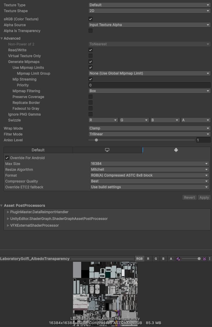 Texture 16k are black when I use ASTC 12x12 block - Unity Engine - Unity Discussions