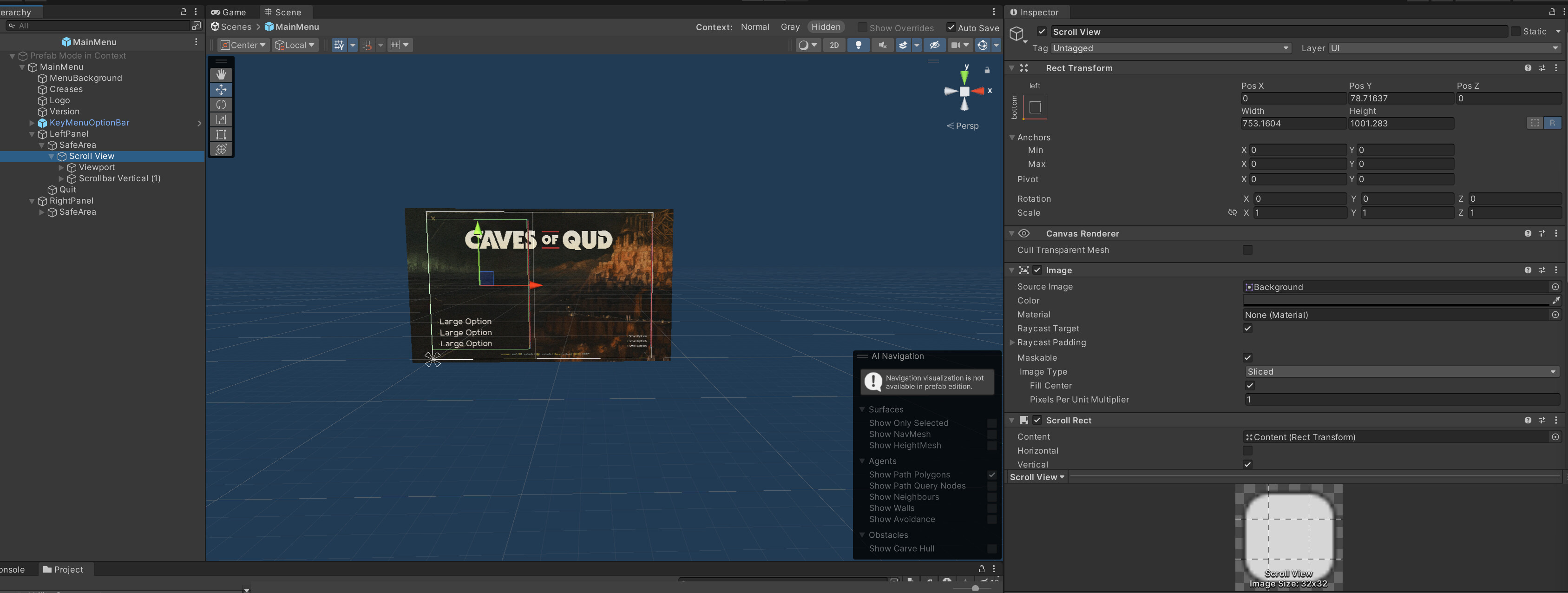 Problem with canvas layouts in builds (not in editor) in 2022.3.3 that ...