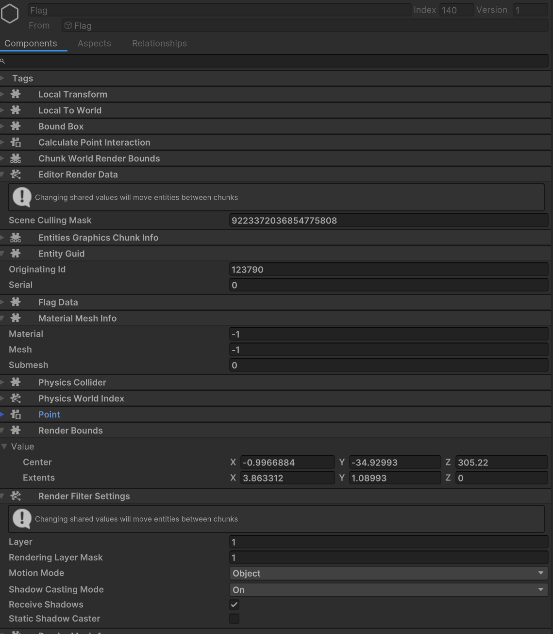 New Mesh Doesnt Render On Entity Questions And Answers Unity Discussions