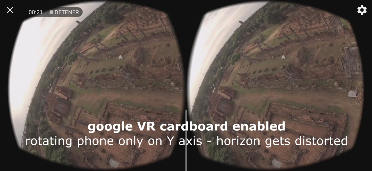 Cardboard mode shows video horizon distorted, like a fish eye lens - Unity Engine - Unity ...