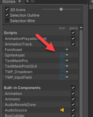 Please remove "Text Mesh Pro UGUI" icon from Scene View - Unity Engine - Unity Discussions
