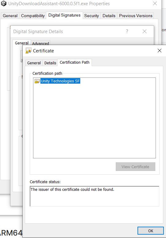 Is Unity using a self signed certificate now? - Unity Engine - Unity Discussions