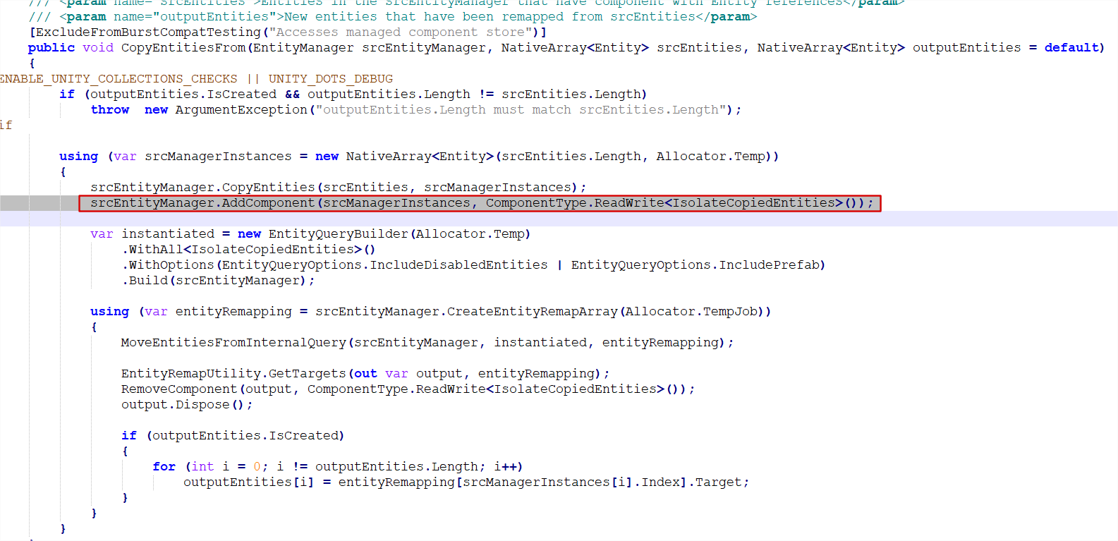 Determinism in CopyEntitiesFrom and MoveEntitiesFrom - Unity Engine - Unity Discussions