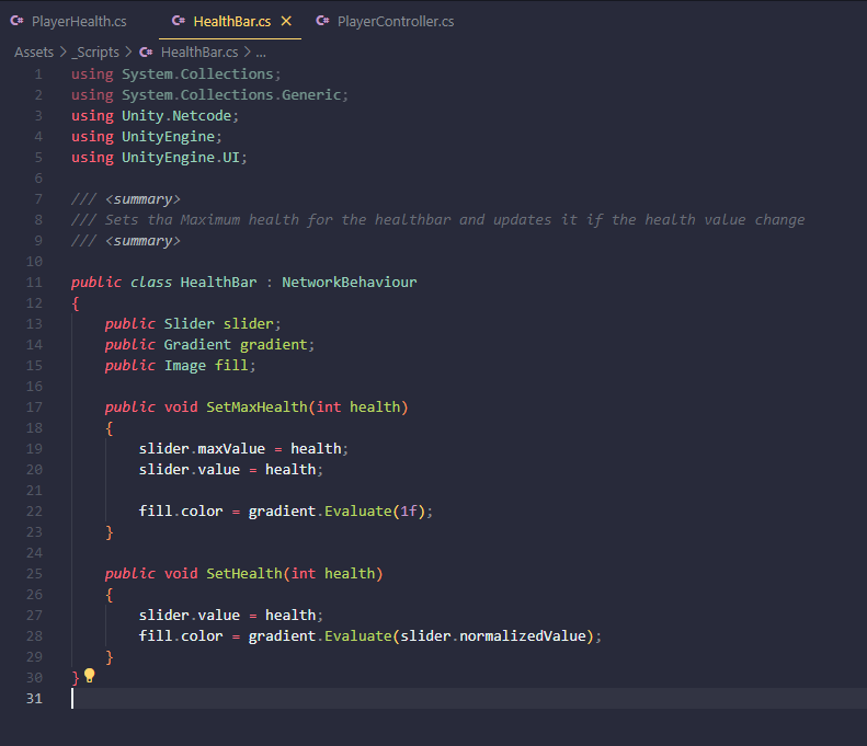 Just need help to make my shit not sync but still work for multiplayer with health slider ...