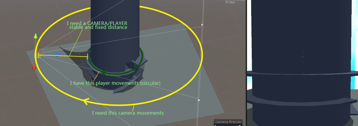 Camera to follow player, but not the player's rotation and with a ...