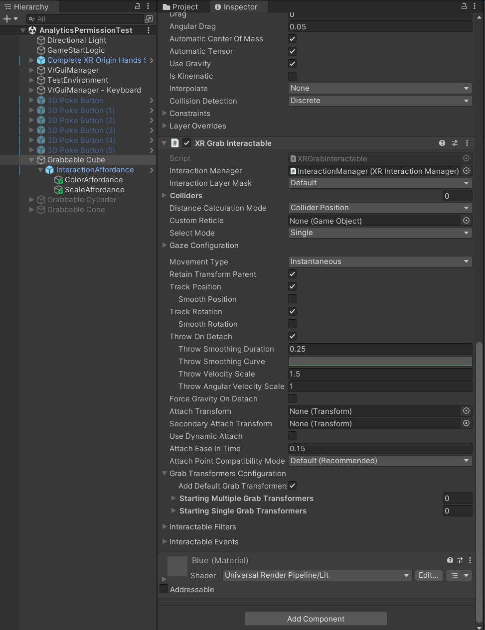 How Do I Scale An Interactable Object When Grabbed Unity Engine Unity Discussions