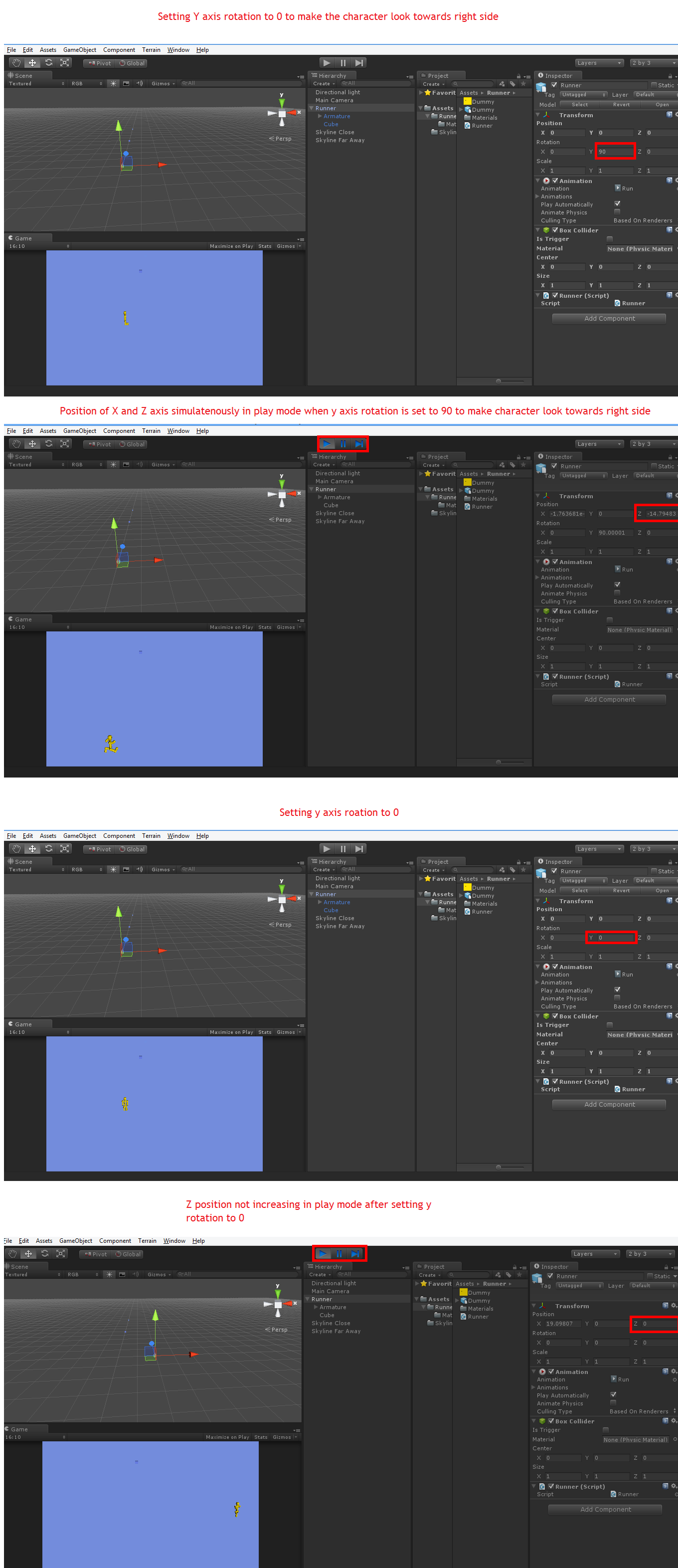 Moving character on x axis - Questions & Answers - Unity Discussions