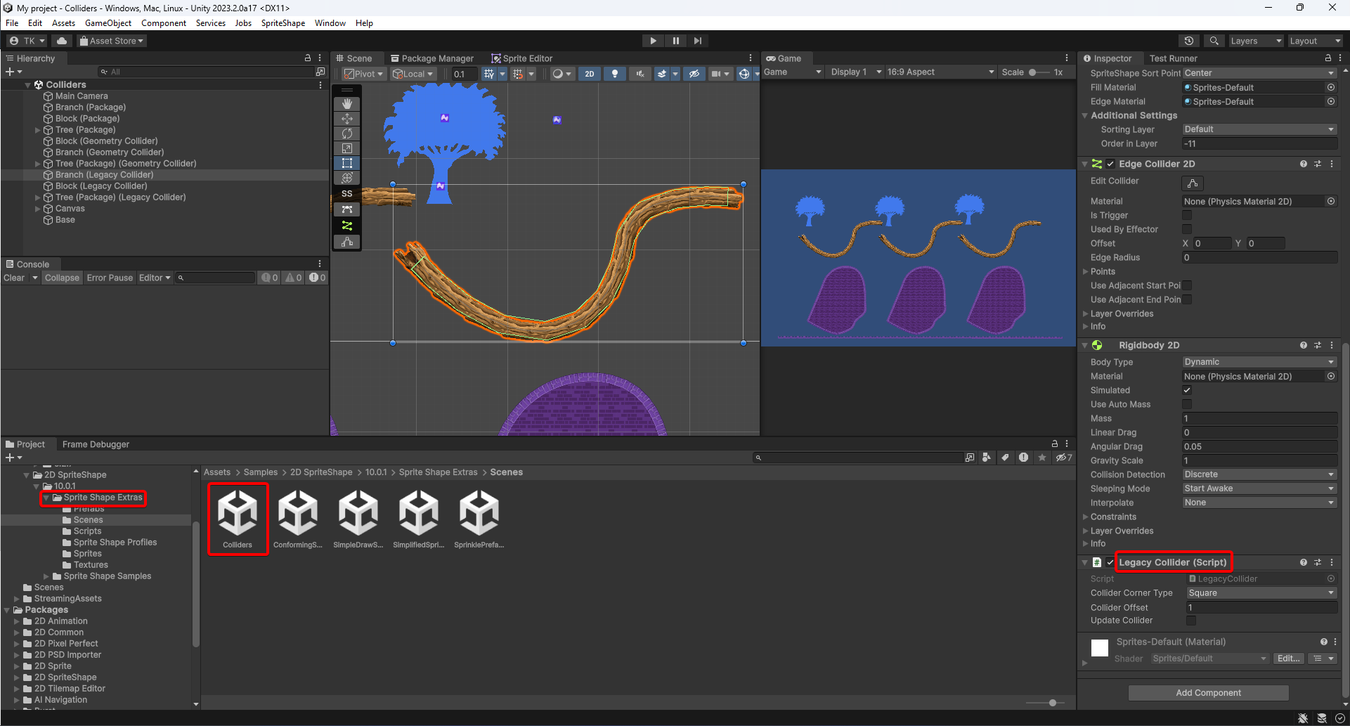 Sprite Shape/Edge Collider with flat ends? - Unity Engine - Unity Discussions