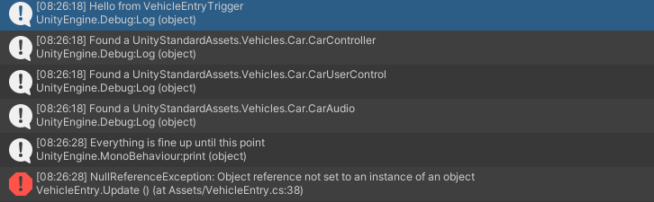 GetComponent can't recognize a component in another GameObject even though referenced correctly ...