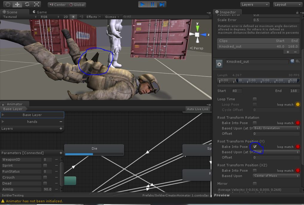position change due to animation - Questions & Answers - Unity Discussions