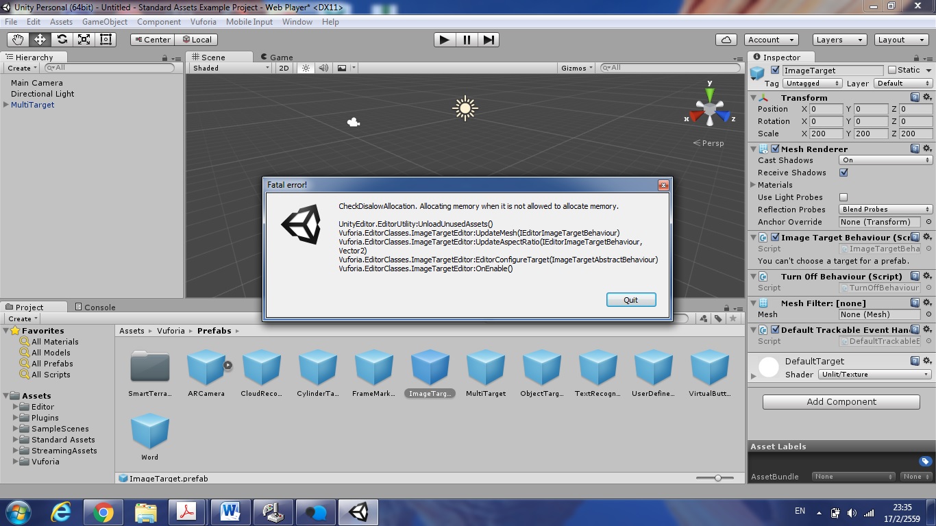 Fatal error - Questions & Answers - Unity Discussions