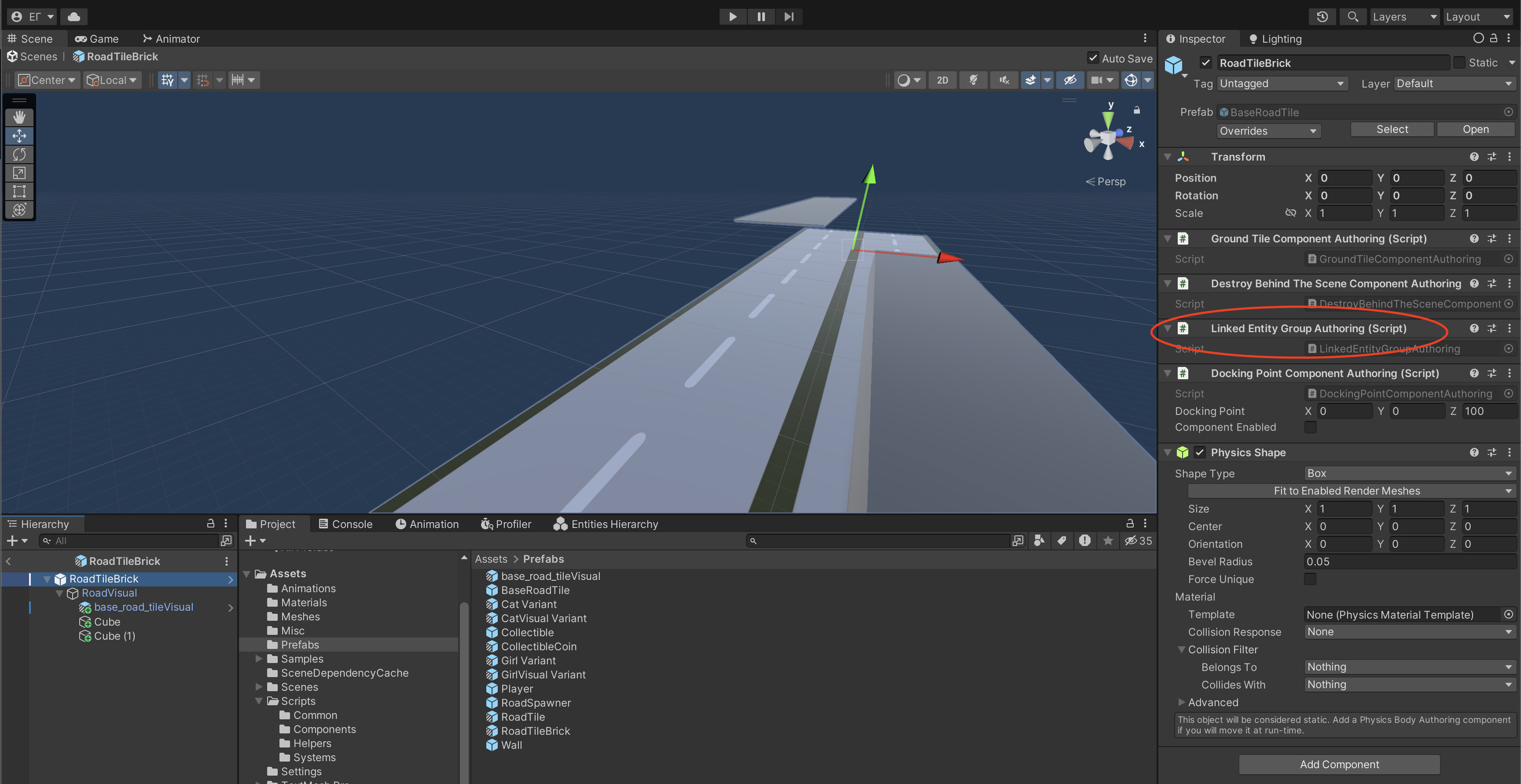 Instantiate hierarchy of entities with colliders - Unity Engine - Unity ...