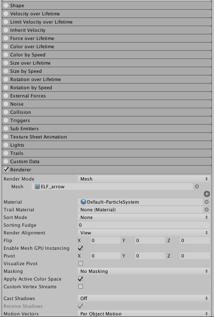 Particle Mesh not showing up in scene view - Questions & Answers - Unity Discussions