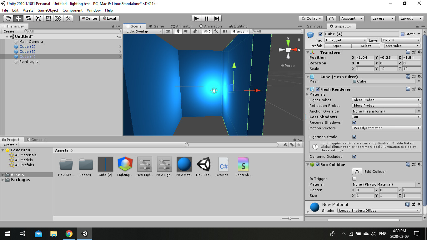 How Do You Stop Light From Piercing Through Walls Unity Engine Unity Discussions