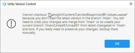 Unity Version Control Bug Questions And Answers Unity Discussions