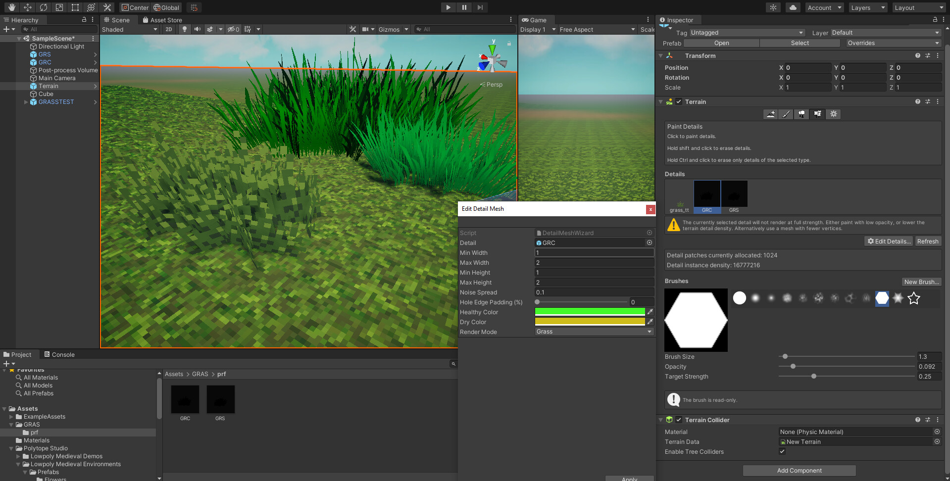 Terrain Detail Mesh wrong texture - Unity Engine - Unity Discussions