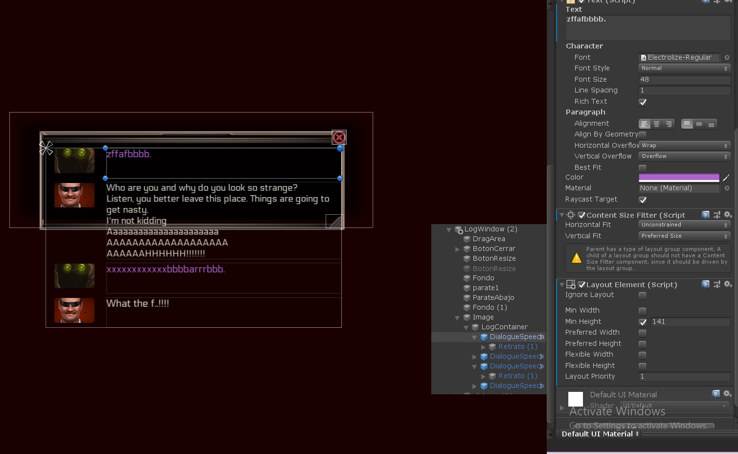 [SOLVED] Vertical layout with text elements of uneven height - Unity Engine - Unity Discussions