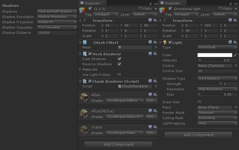 Shadows Not Working Directional Light Mesh Renderer Questions And Answers Unity Discussions