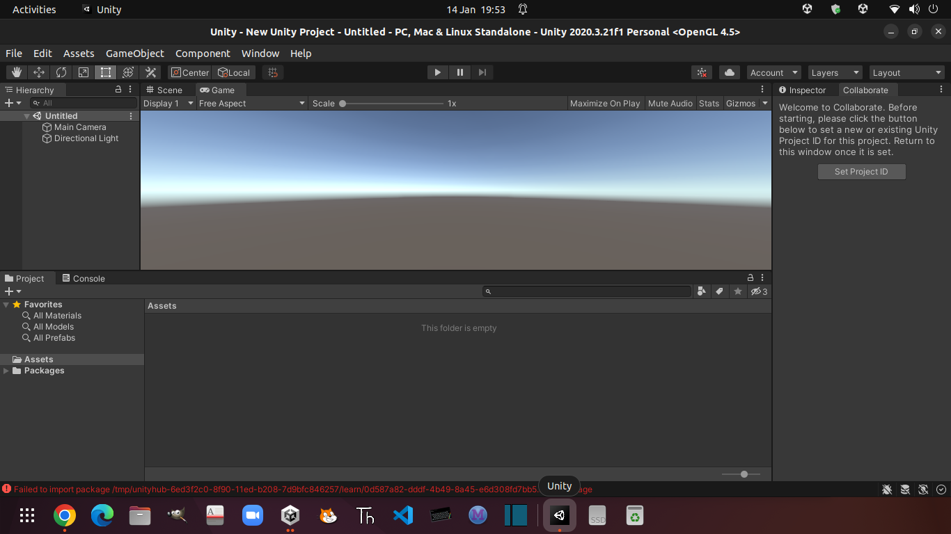 Haunted House tutorial doesn't work! 2021.3.3f1 on Ubuntu! - Unity Engine - Unity Discussions