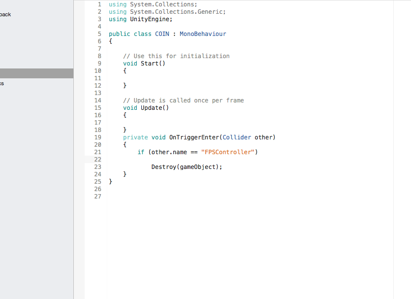 Adding Sound With A Game Collider Unity Engine Unity Discussions