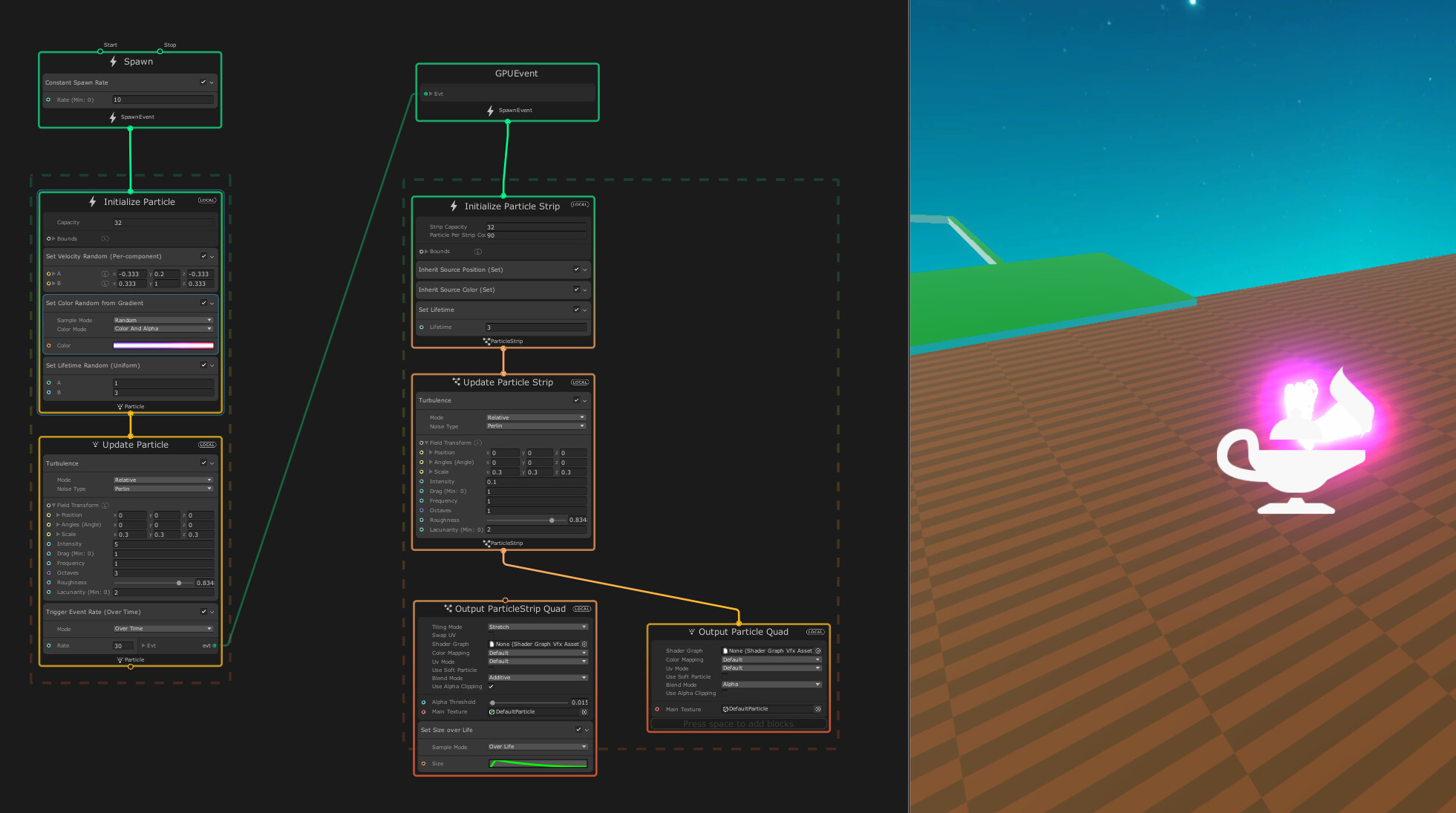 VFX Graph - URP - Output ParticleStrip Quad not rendering - Unity Engine - Unity Discussions