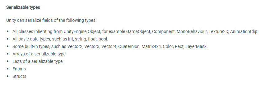 List Or Array Not Showing As Expected In Inspector Unity Engine Unity Discussions