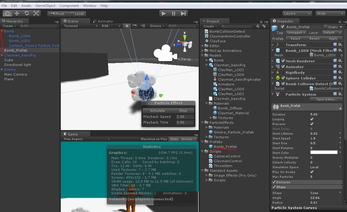 Particle System Attached to Prefab - Questions & Answers - Unity ...