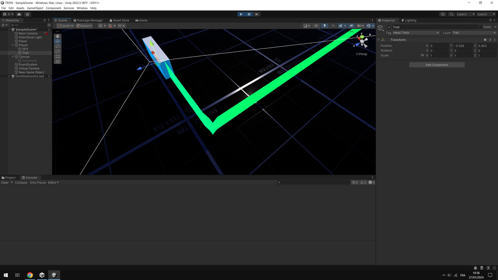 Player trail doesn't rotate properly - Questions & Answers - Unity ...