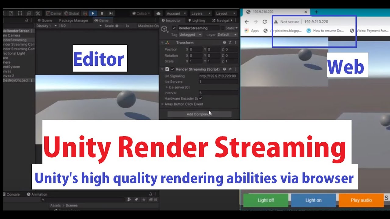 Unity Render Streaming Introduction & FAQ - Page 27 - Unity Engine - Unity Discussions