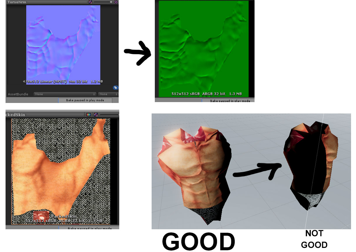 I cannot find an answer... Texture2D.PackTextures with normal maps. - Unity Engine - Unity ...